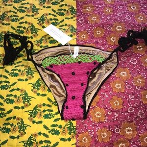 Dolls Kill | Swim | Anna Kosturova Watermelon Bikini Bottom M | Poshmark
